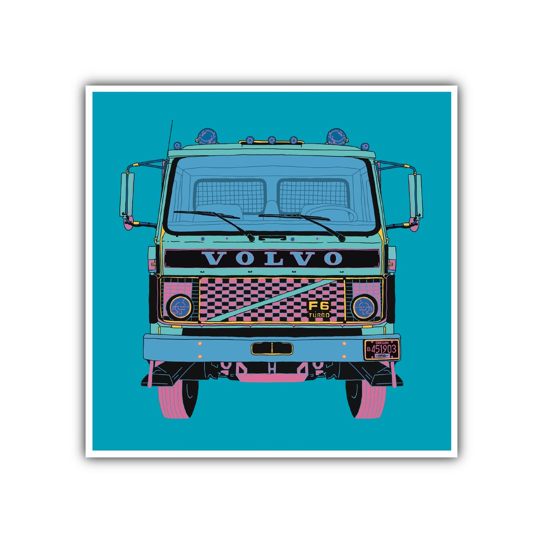 Volvo Truck Sticker - Etsy