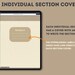 Realistic Digital Notepad With 24 Hyperlinked Sections | Real Paper ...