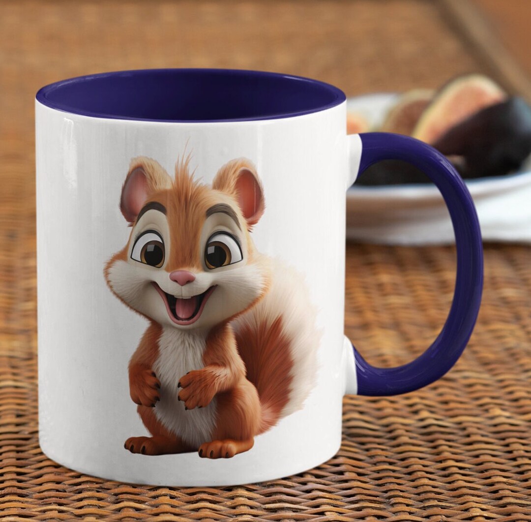 Squirrel Mug, Cute Squirrel Mug, Coffee Mug - Etsy