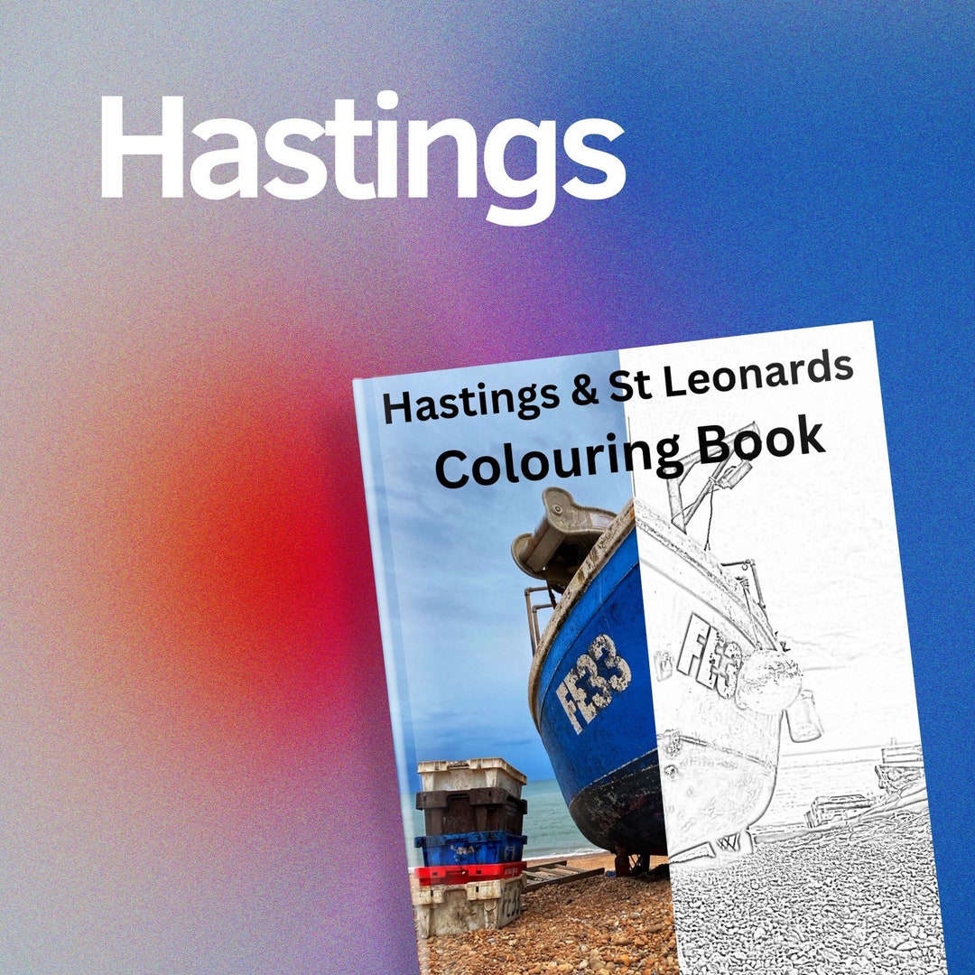 Hastings & St Leonards Colouring Book - Etsy