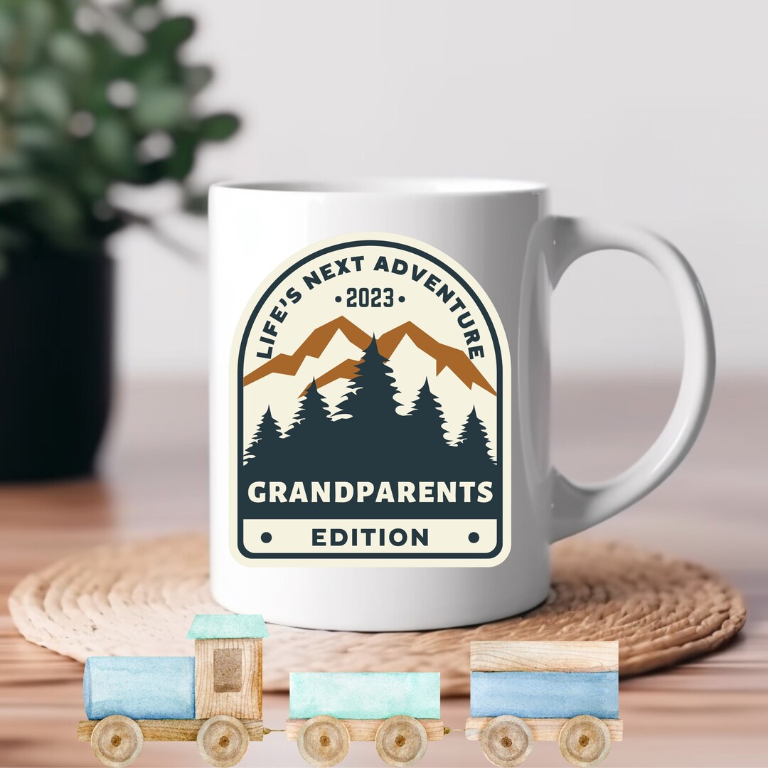 Personalized Grandparents Pregnancy Announcement Mug Gift, Custom ...