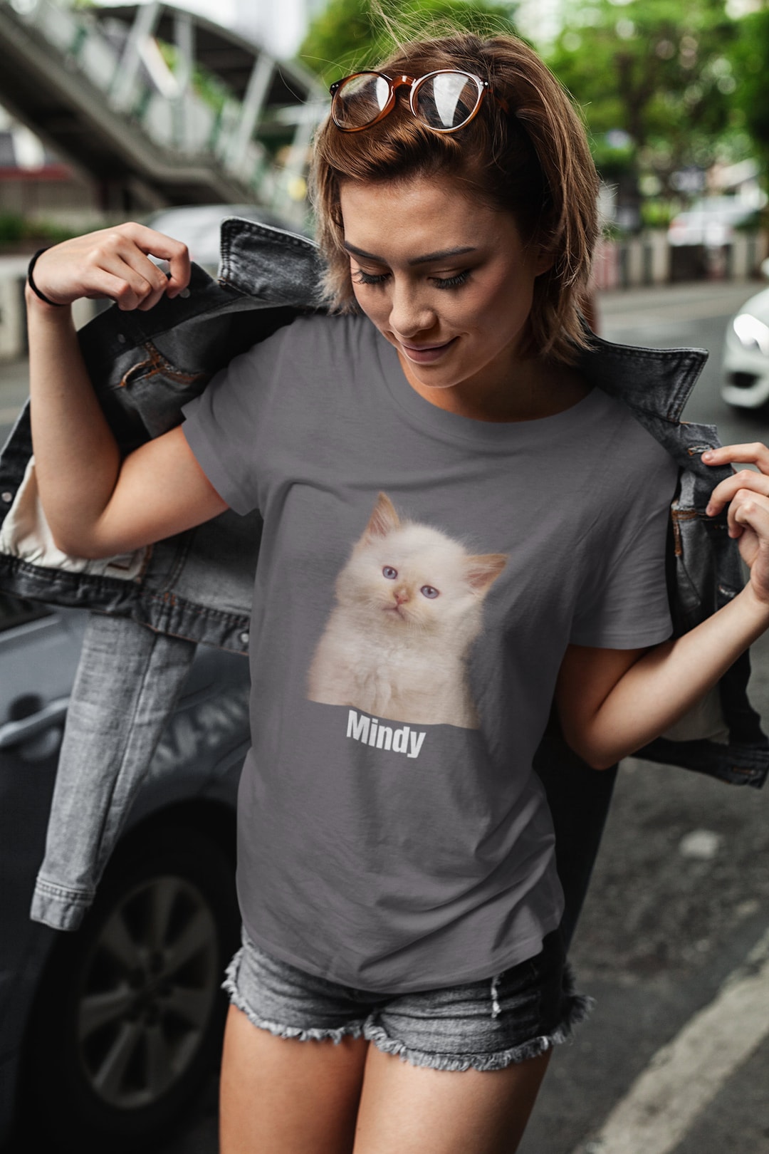 Custom Cat Shirt Cat Photo Name Custom Cat Shirt - Etsy