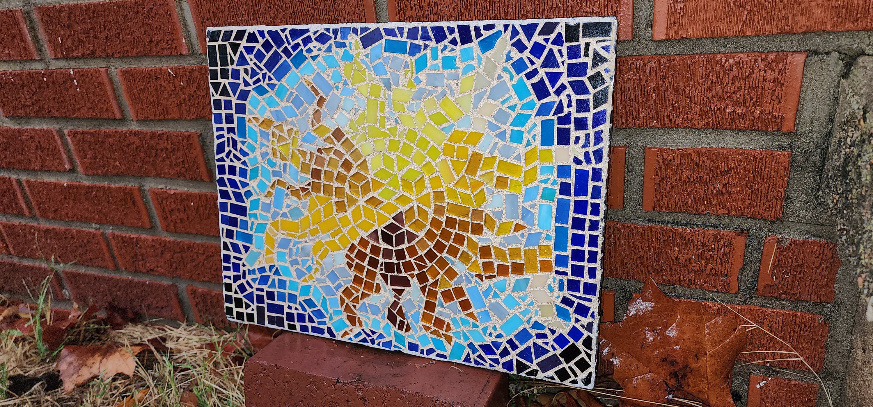 Sparkly Sun Mosaic - Etsy