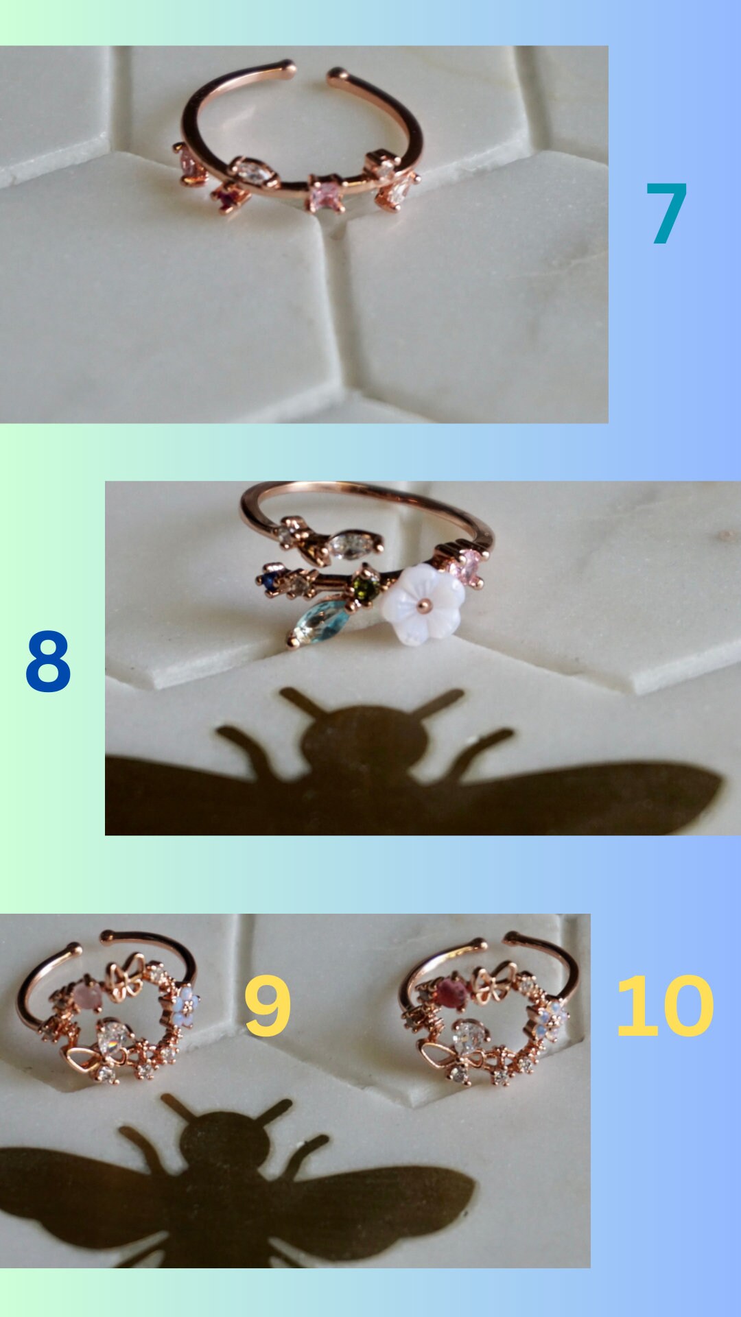 Popular Right Now, Gold and Colorful Ring, Valentines Gift, Trendy Ring ...