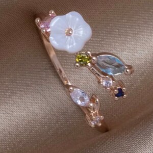 Popular Right Now, Gold and Colorful Ring, Valentines Gift, Trendy Ring ...