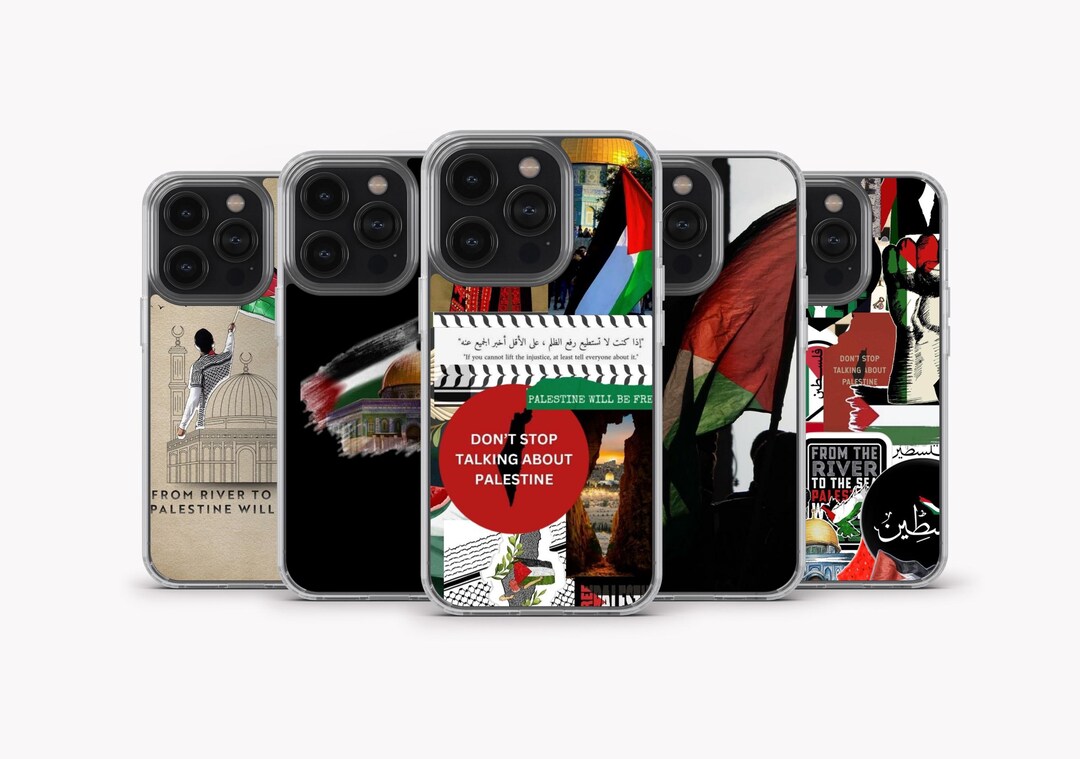 Palestine Phone Case Palestine Collage Cover for iPhone 15 Pro Max ...