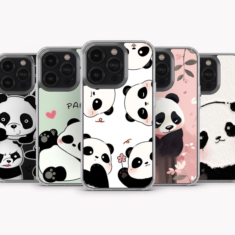 Panda Phone Case - Etsy