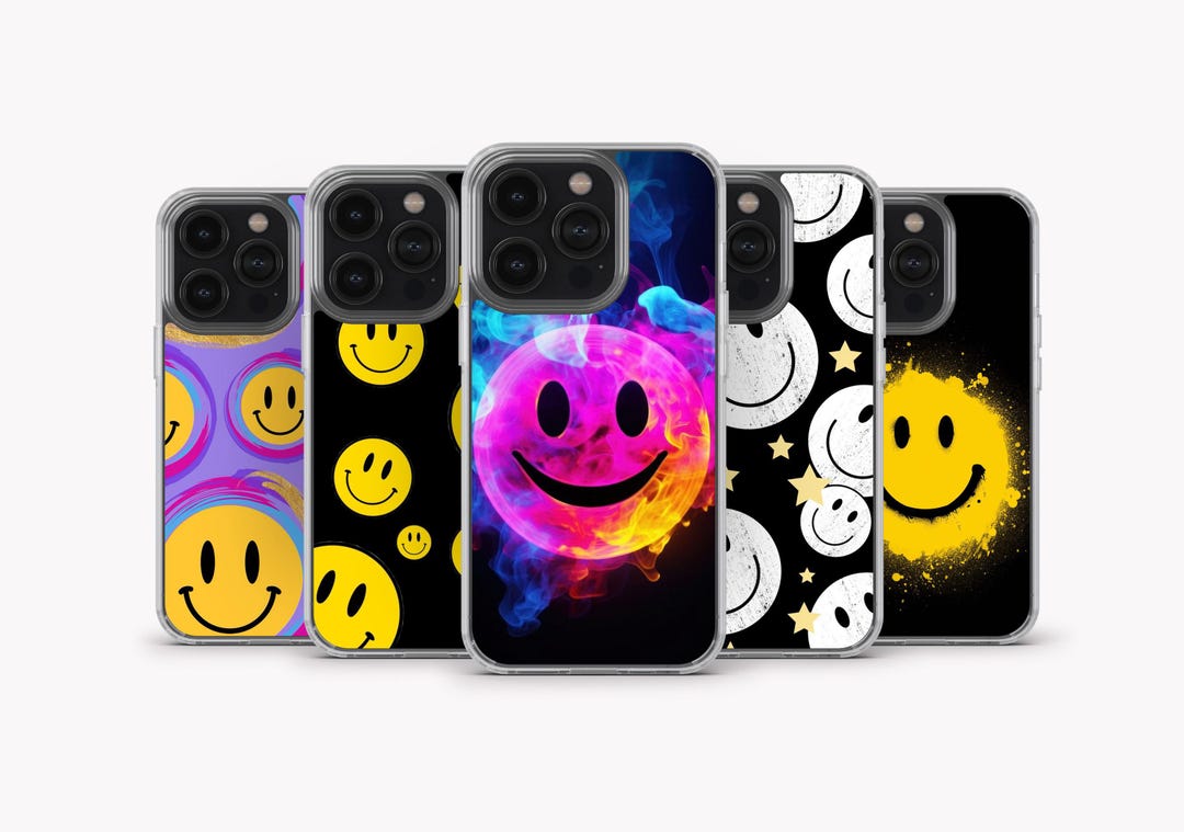 Smiley Face Phone Case Smiley Face Cover for iPhone 15 Pro Max , iPhone ...