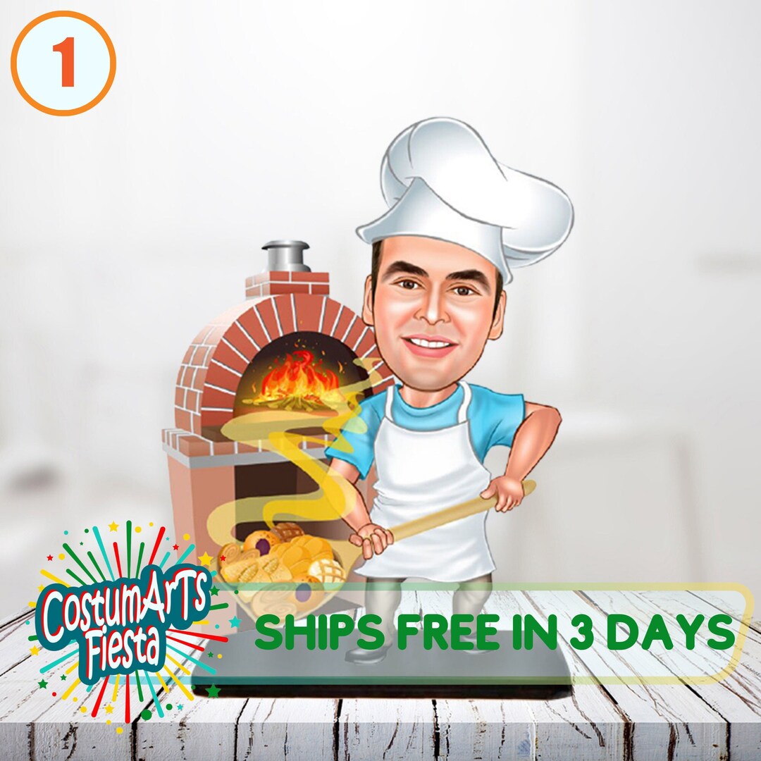 Custom Caricature Frame for Kitchen Chef, Kitchen Chef Gift, Best Gift ...