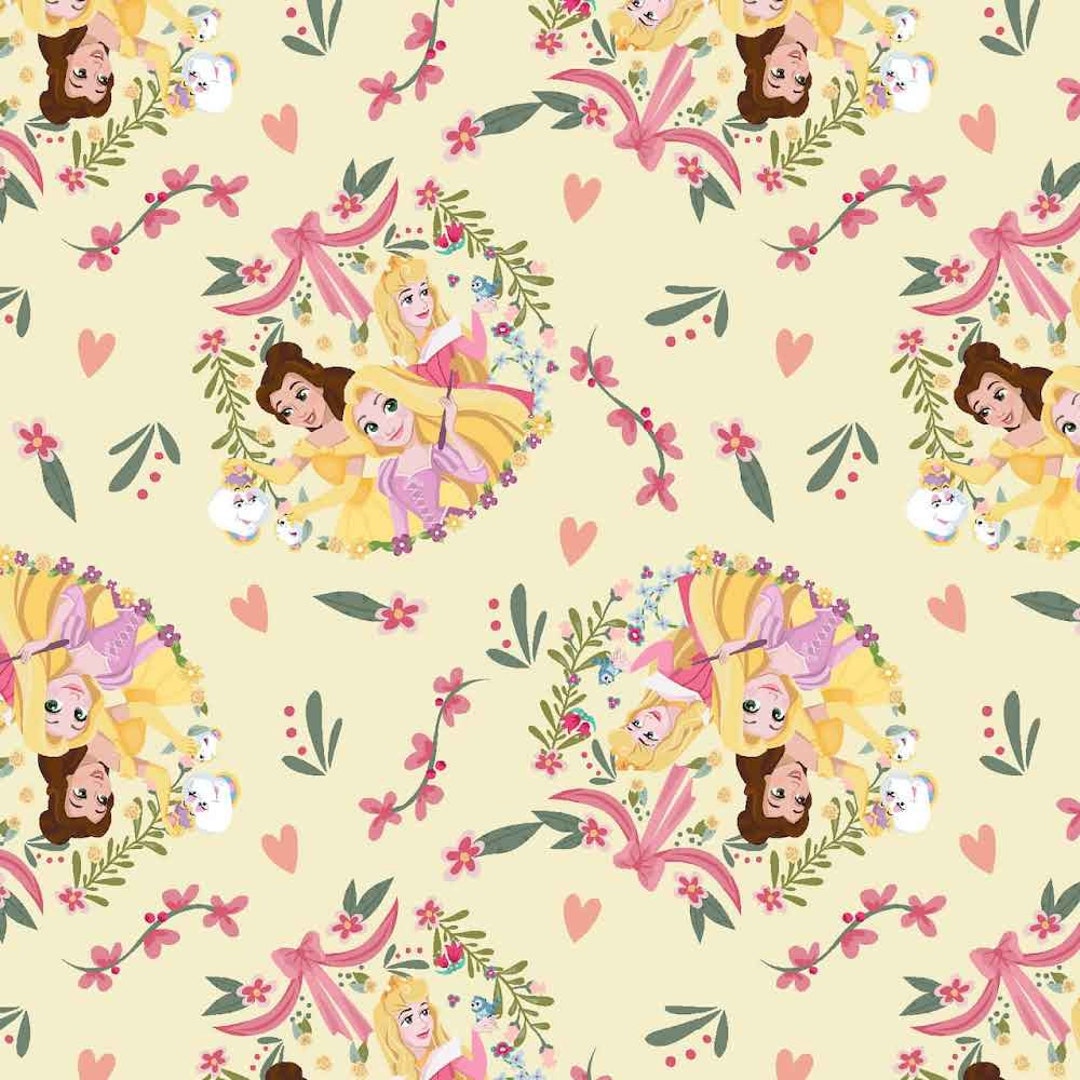 Princcess Freinds Fabric. Princess and Freinds Fabric. Disney ...
