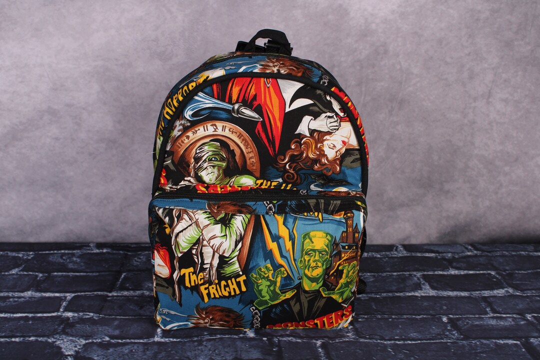 Classic Movie Monsters Backpack. Backpack Mini. Horror Mini Backpack ...