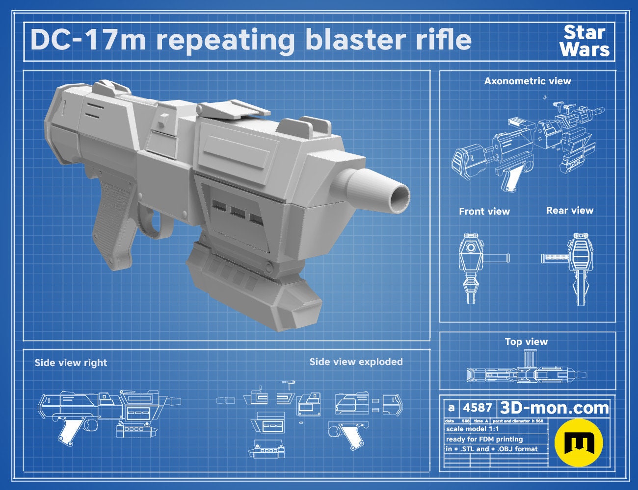 Dc 17 Blaster Rifle