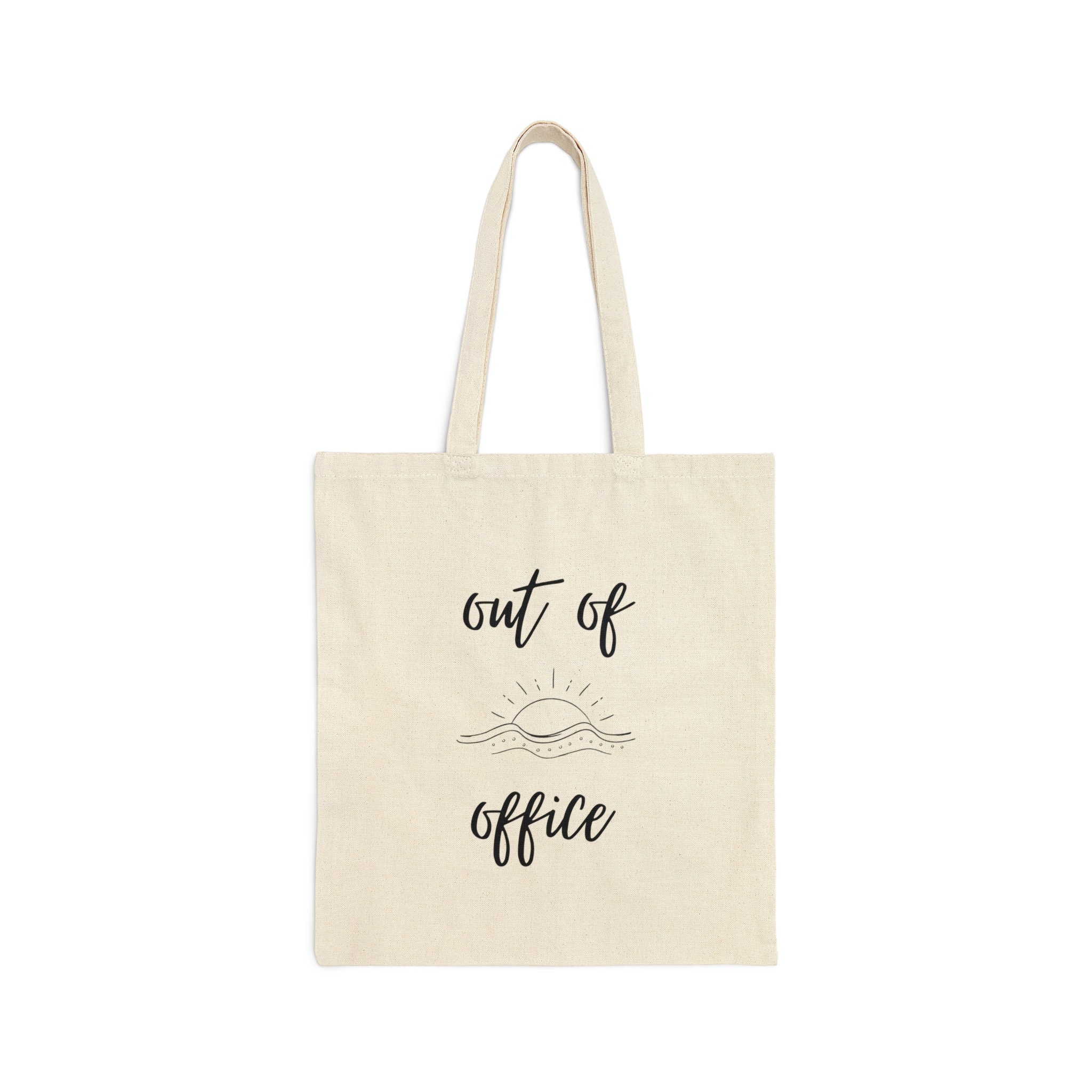 Out of Office Tote Vacation Tote Summer Tote Canvas Tote - Etsy