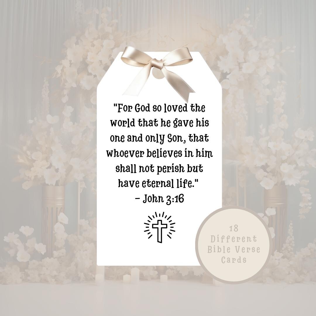 Bible Verses for Weddings | Bible Verse Tags | Gift Tag |christian Gift ...
