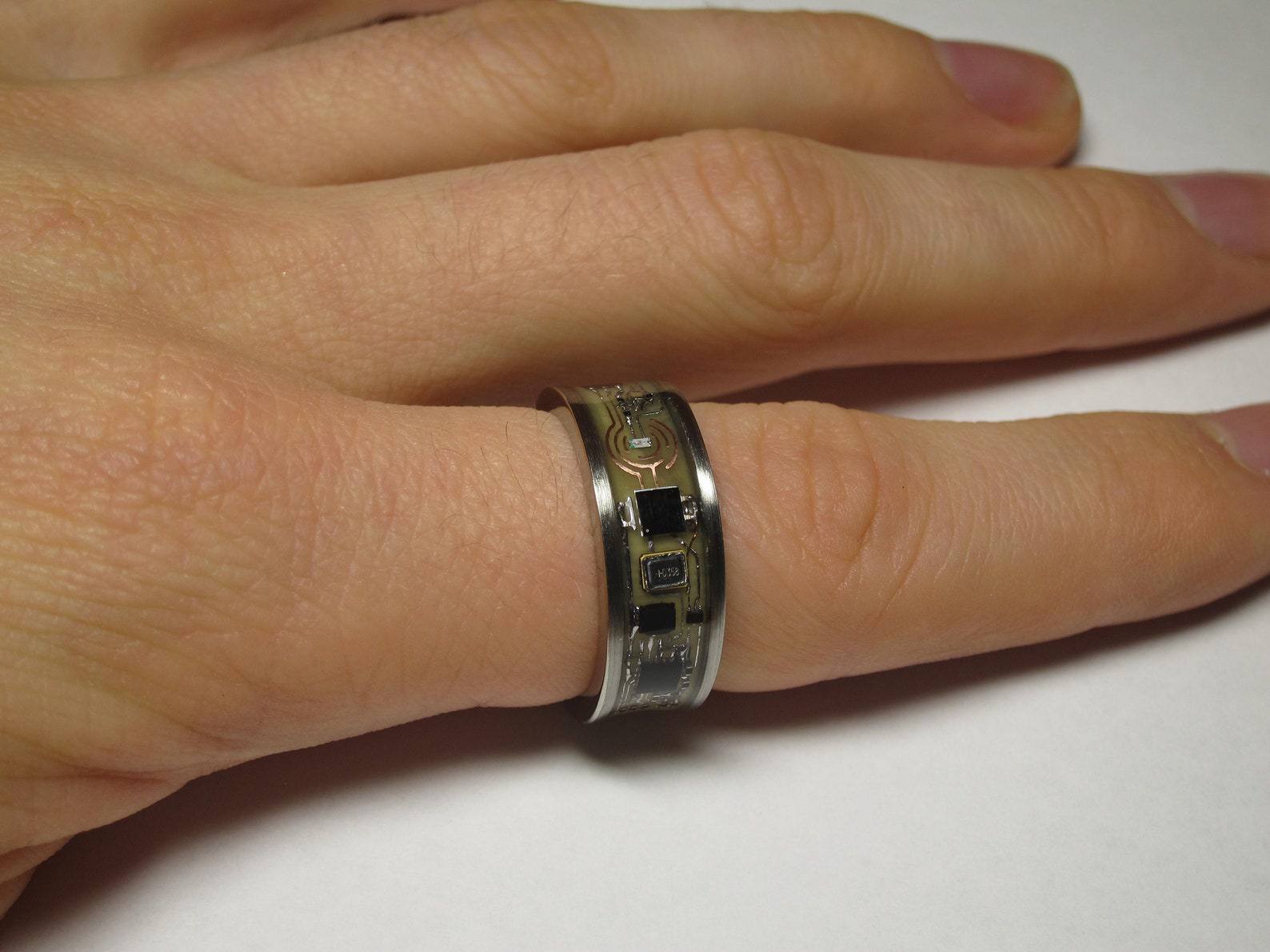 Sci-fi Blinking LED Ring Solar Powered - Etsy