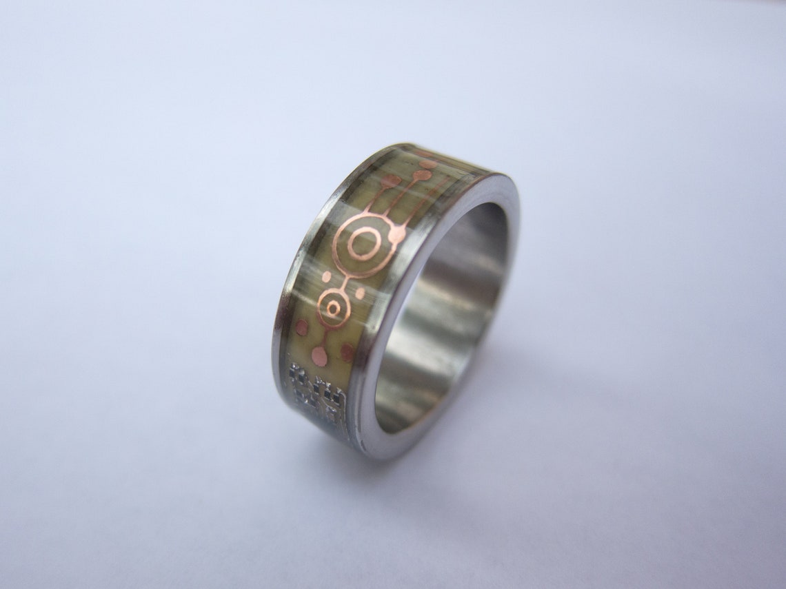 Sci-fi Blinking LED Ring Solar Powered - Etsy