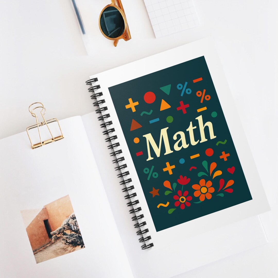 Math Spiral Notebook-students Notebook-teacher Notebooks-school ...