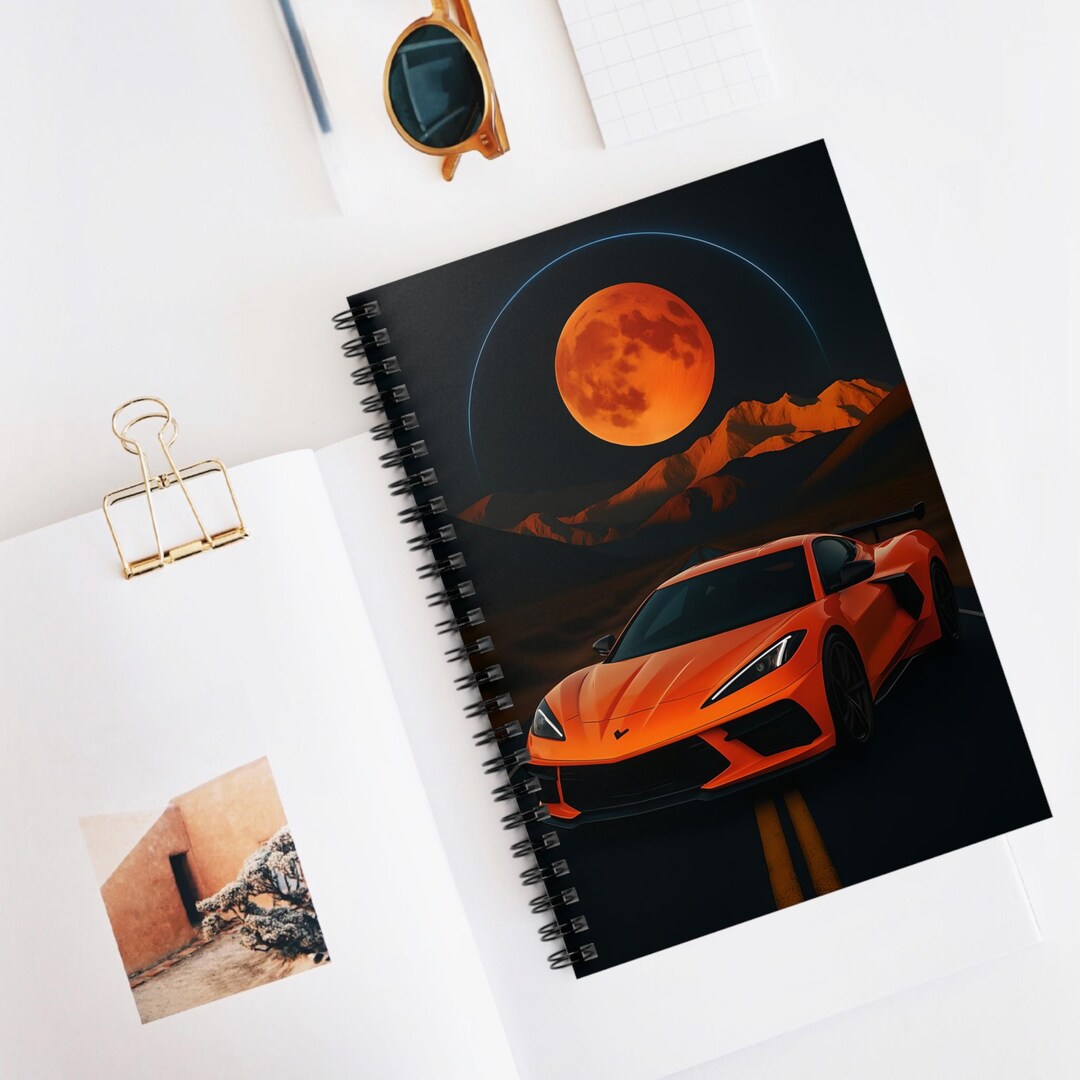 Zr1 Corvette Spiral Notebook Ruled Line Notebook Journal Sketchbook