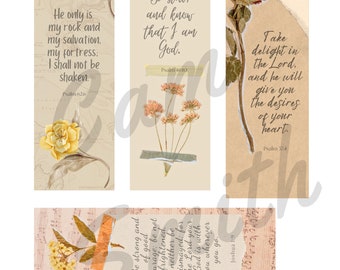Catholic Saints Bookmarks Set of 7 - Etsy