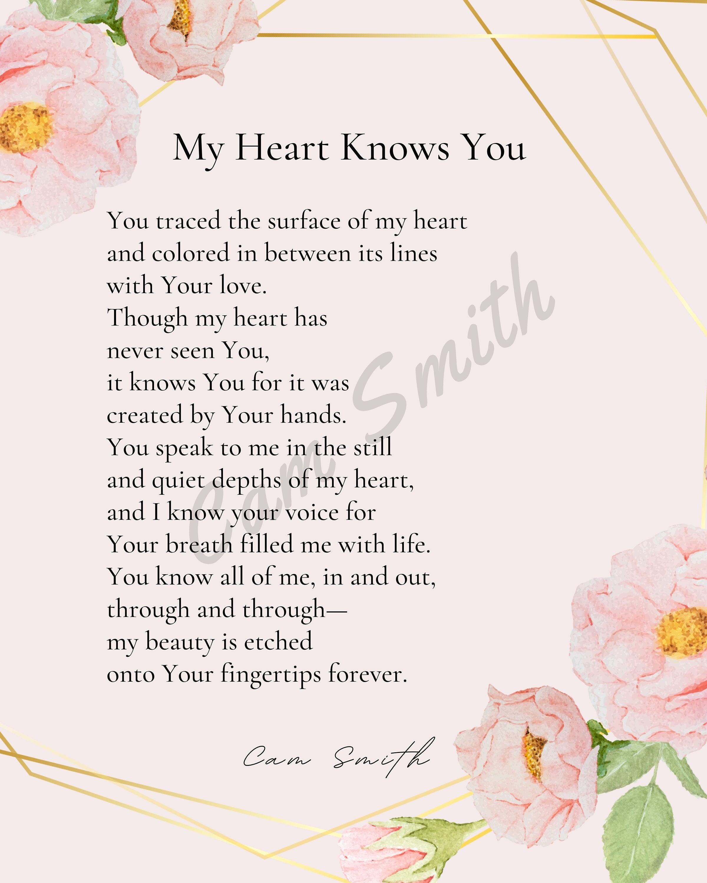 My Heart Is In Your Hands Poem