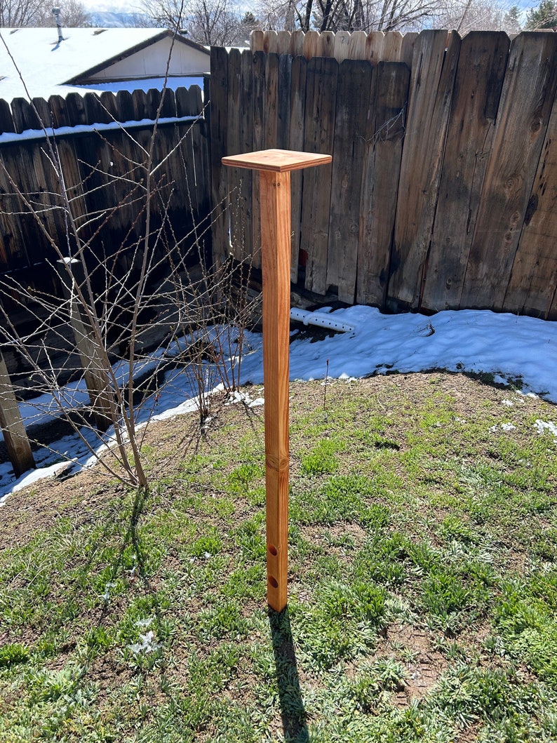 Birdhouse Post - Etsy