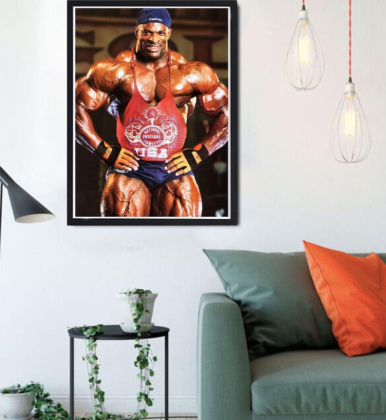 Ronnie Coleman, Bodybuilding Poster, Mr.olympia Poster, Gym Print ...