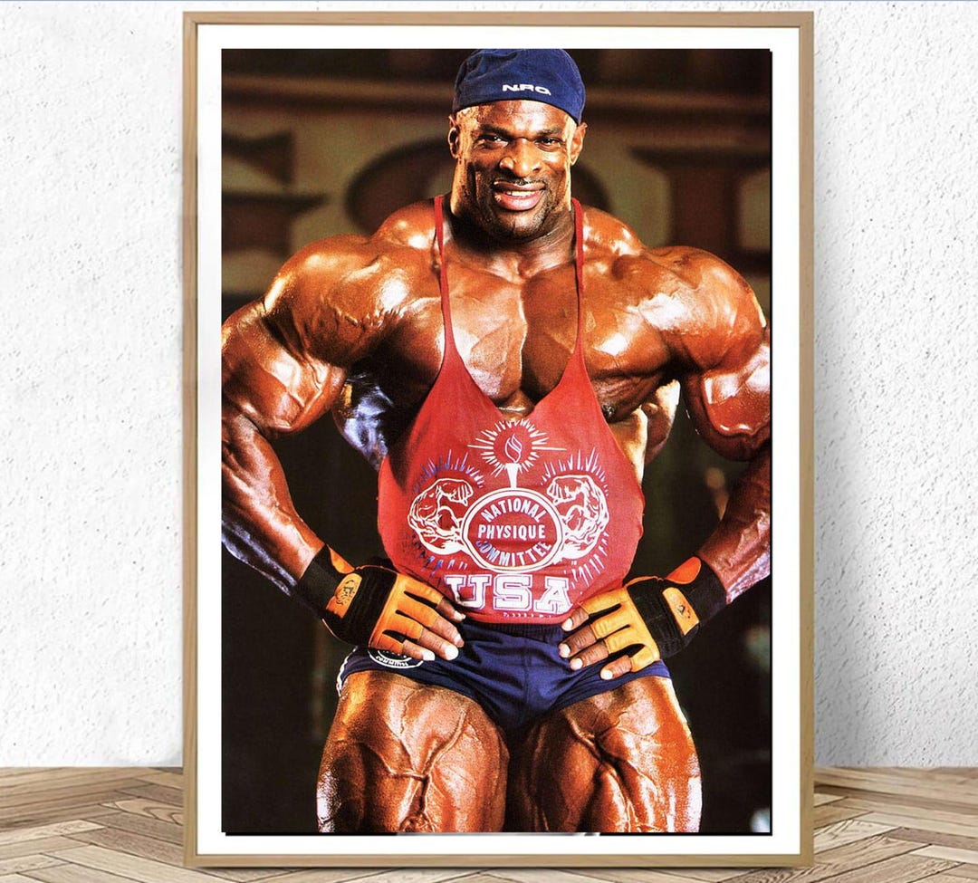Ronnie Coleman, Bodybuilding Poster, Mr.olympia Poster, Gym Print ...