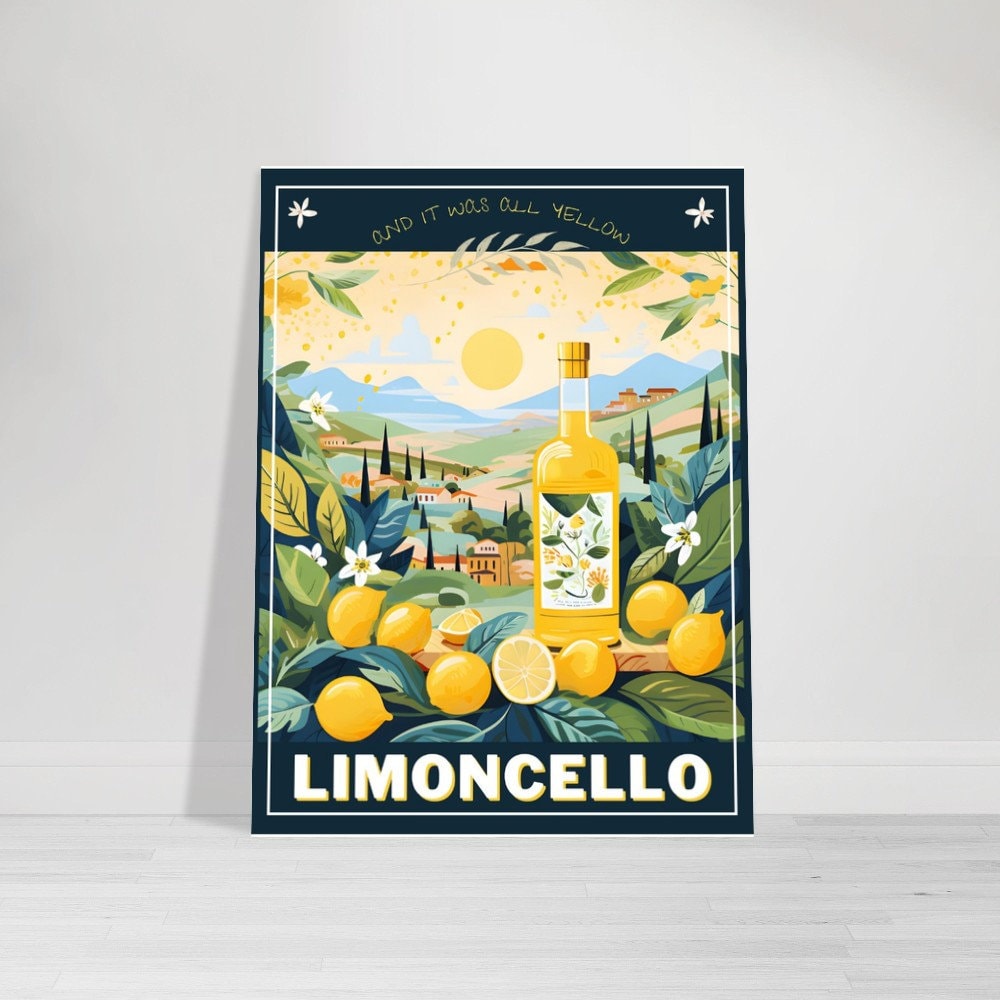 Limoncello Print Classic Semi-glossy Paper Poster - Etsy