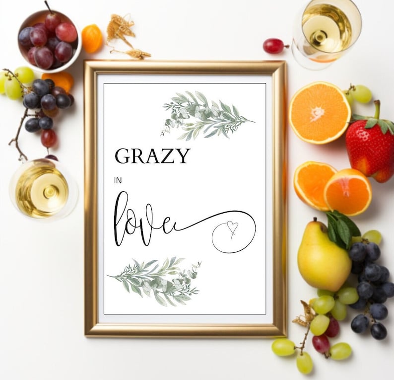 Grazing Table Sign Printable Digital Download Decor for - Etsy