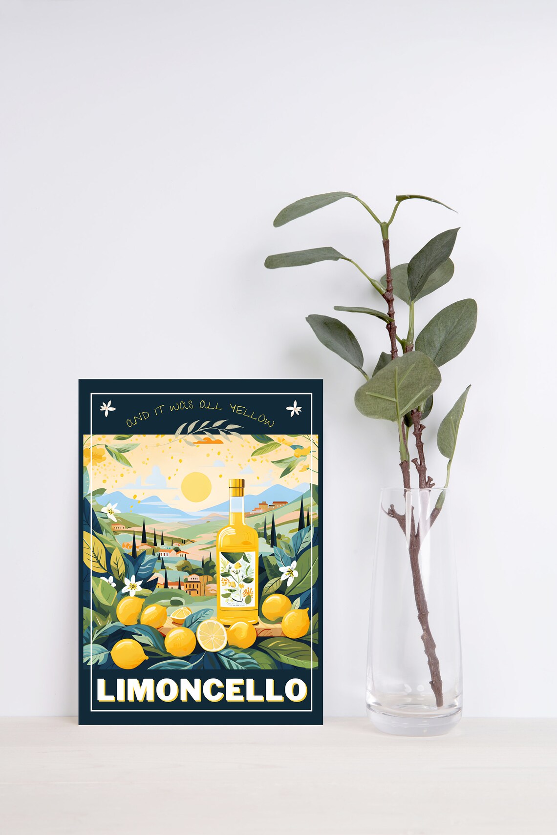 Limoncello Poster Printable Digital Download Bar Art - Etsy