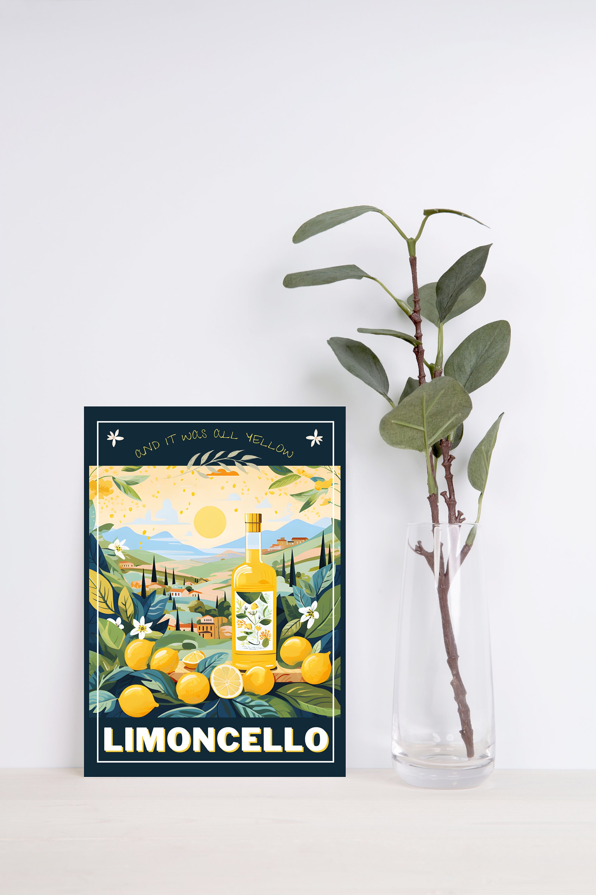 Limoncello Poster Printable Digital Download Bar Art - Etsy