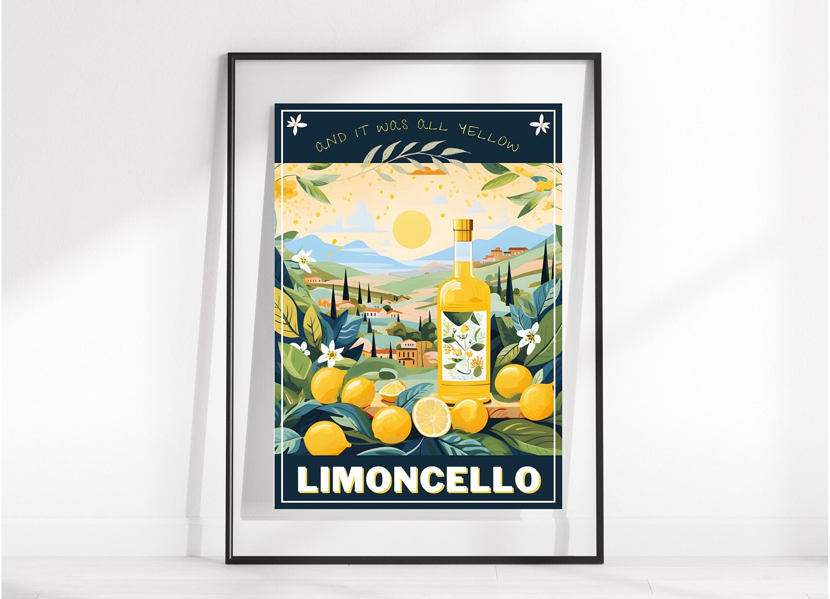 Limoncello Poster Printable Digital Download Bar Art - Etsy