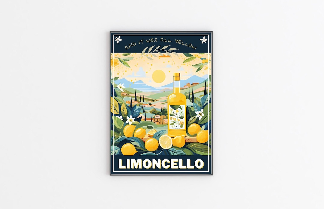 Limoncello Print Classic Semi-glossy Paper Poster - Etsy