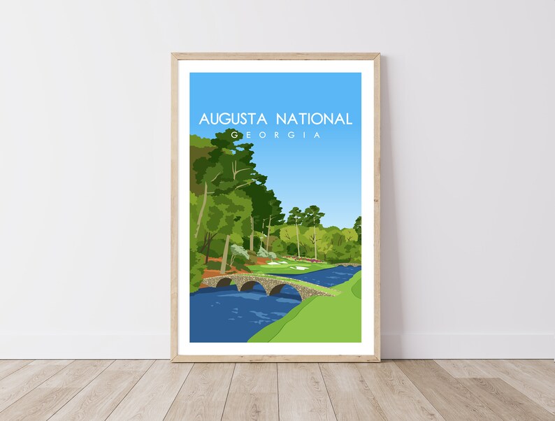 Augusta National Golf Poster Instant Download - Etsy