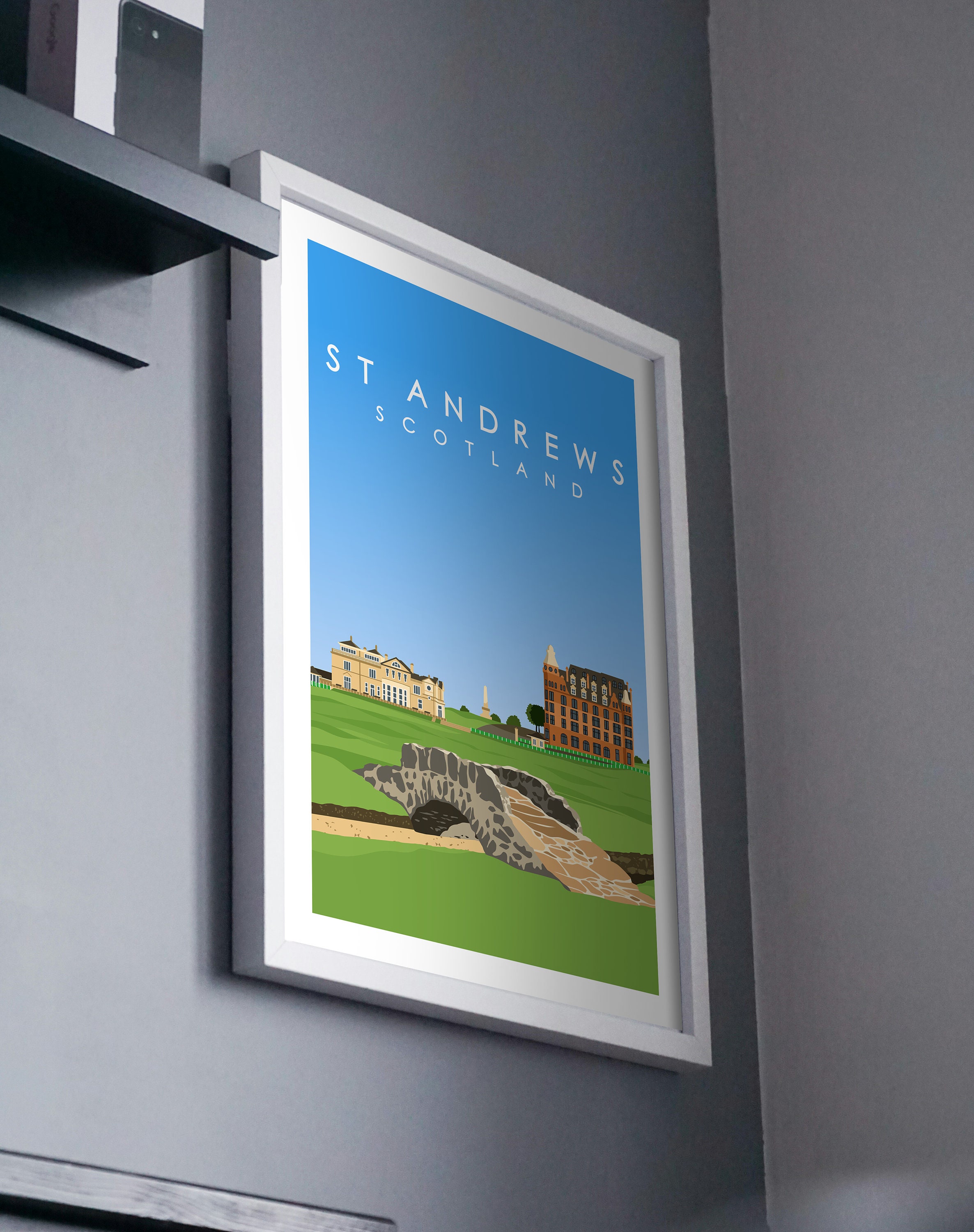 St Andrews Golf Poster - Instant Download - Etsy