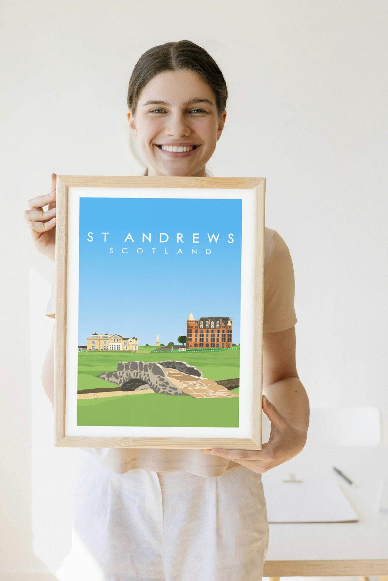 St Andrews Golf Poster - Instant Download - Etsy