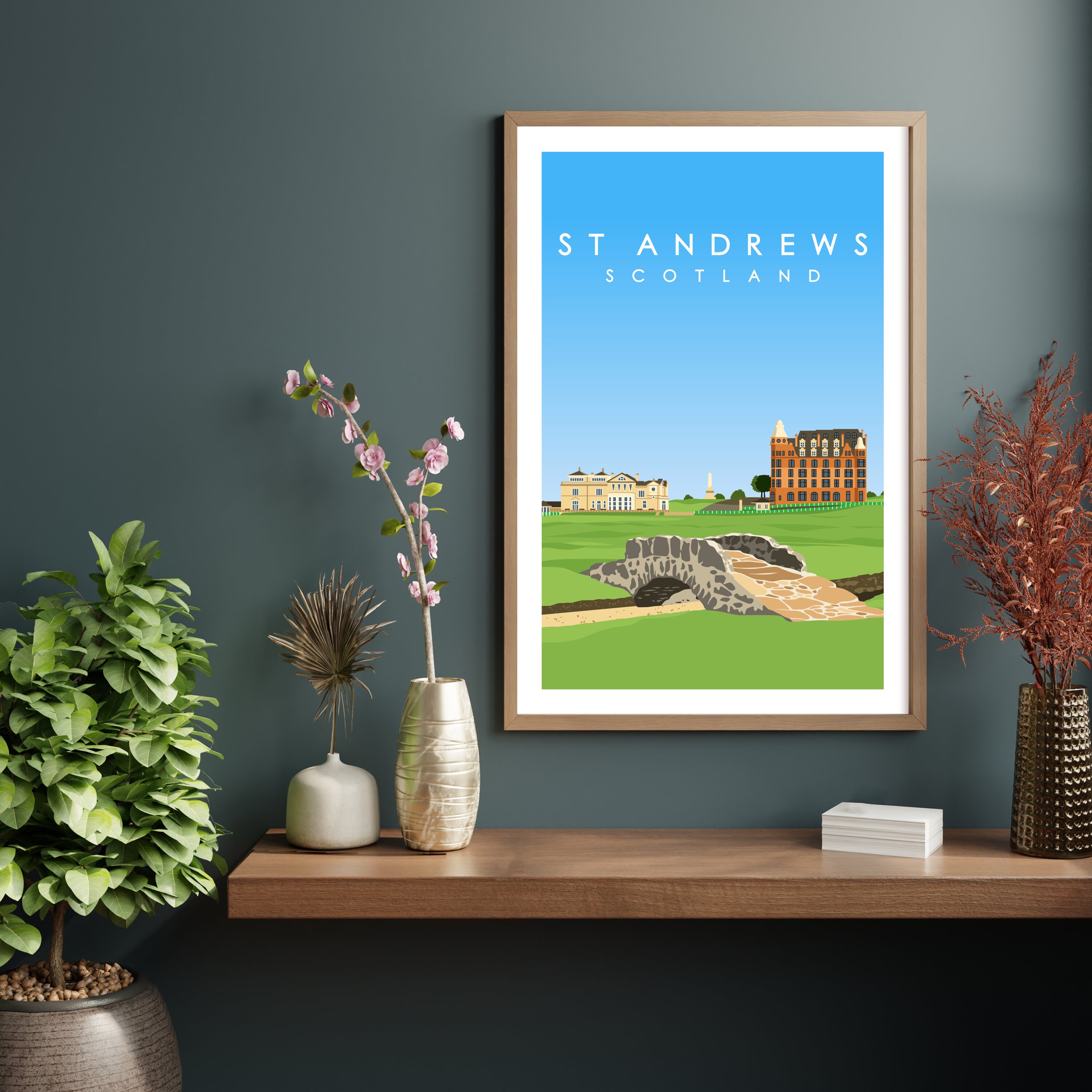 St Andrews Golf Poster - Instant Download - Etsy