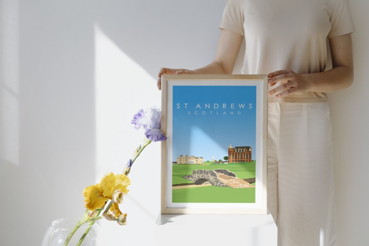 St Andrews Golf Poster - Instant Download - Etsy