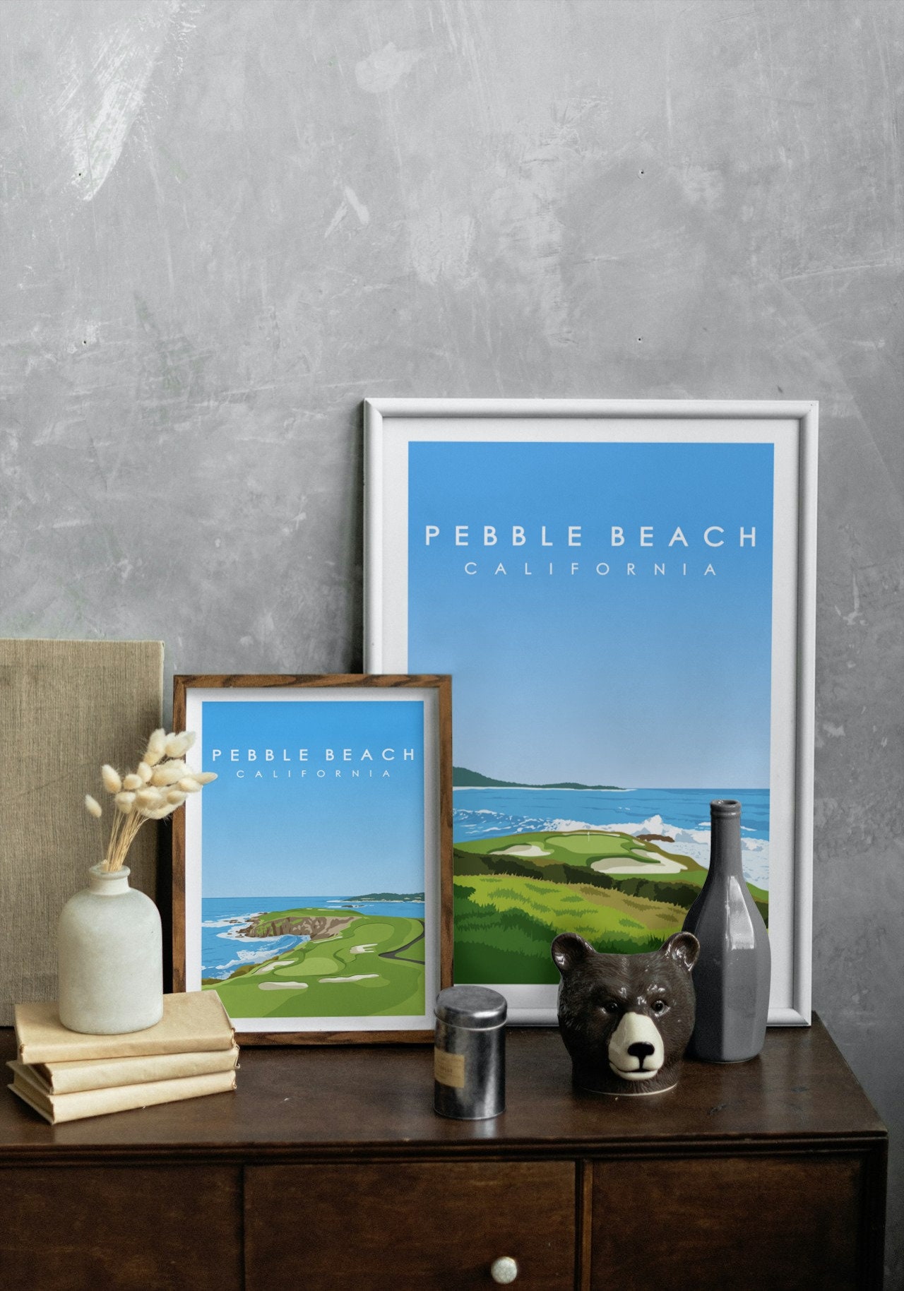Pebble Beach Golf Poster Set - Instant Download - Etsy