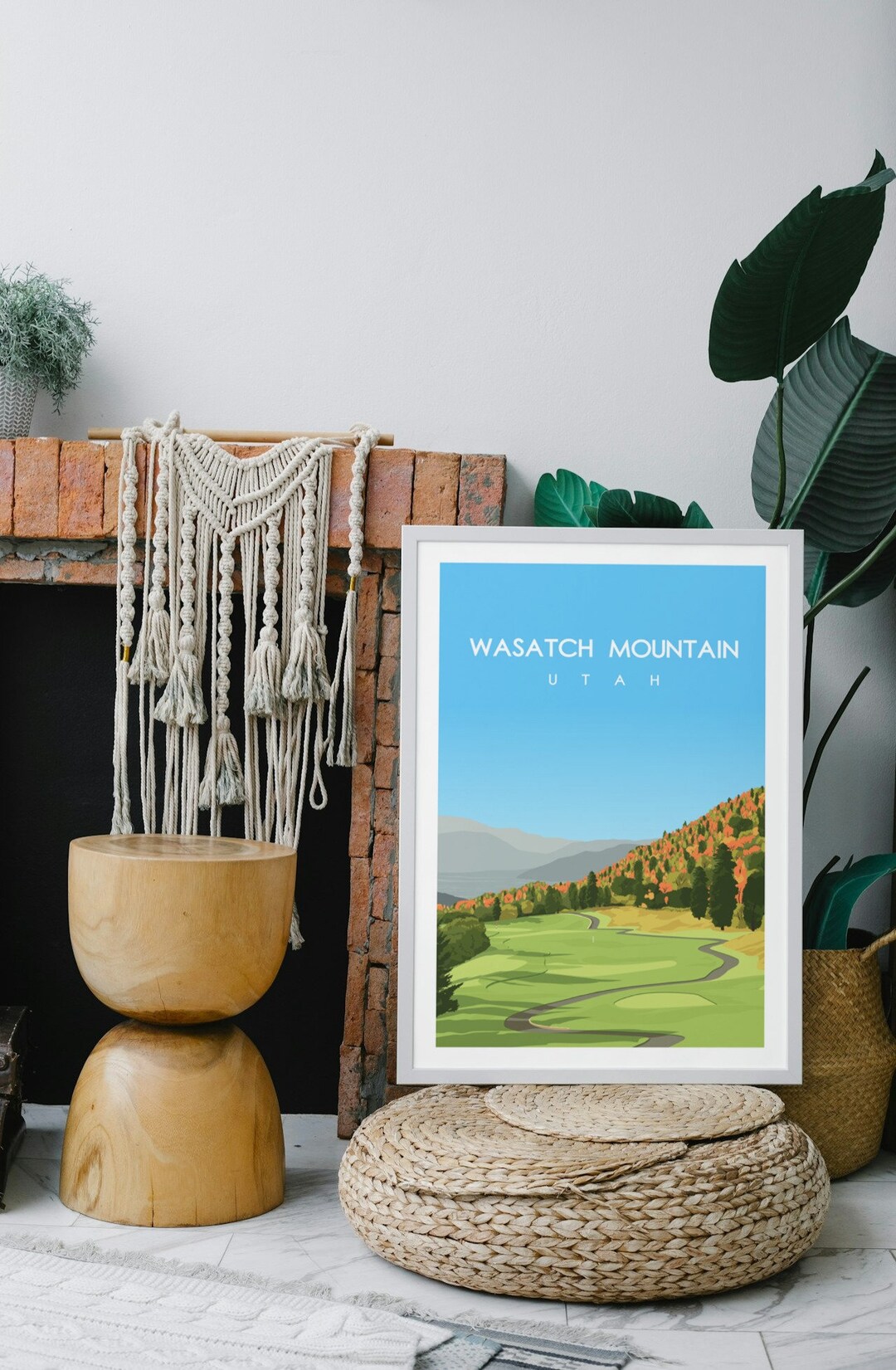 Wasatch Mountain (midway Utah) Golf Poster - Instant Download - Etsy