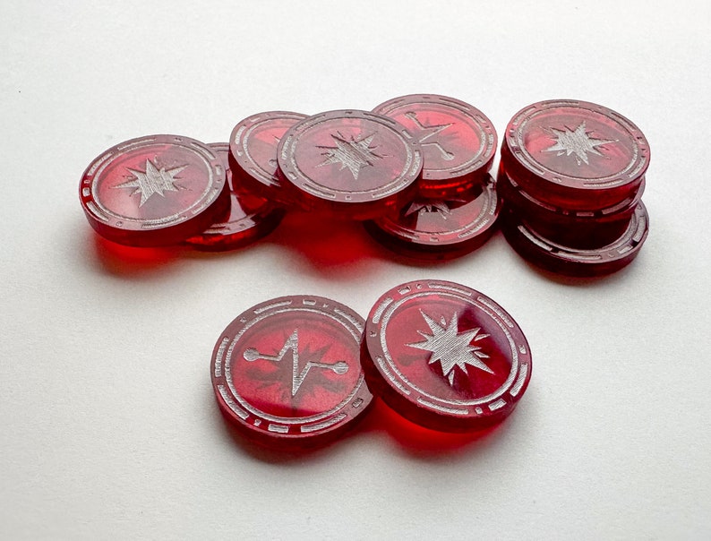 Shatterpoint Compatible Acrylic Token Full Set - Etsy