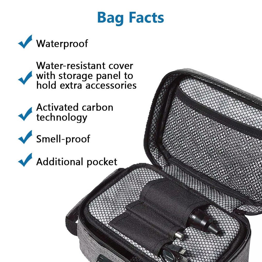 Smell Proof Bag With Lock Carbon Lined Odor Proof Storage Case - Etsy