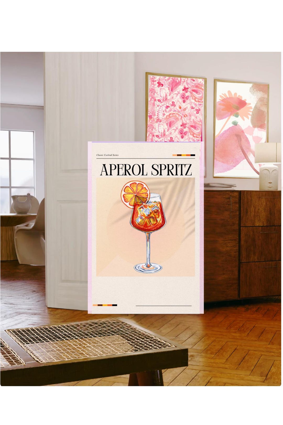 Chic Aperol Spritz Wall Art for Your Home Bar - Stylish Decor for Your ...