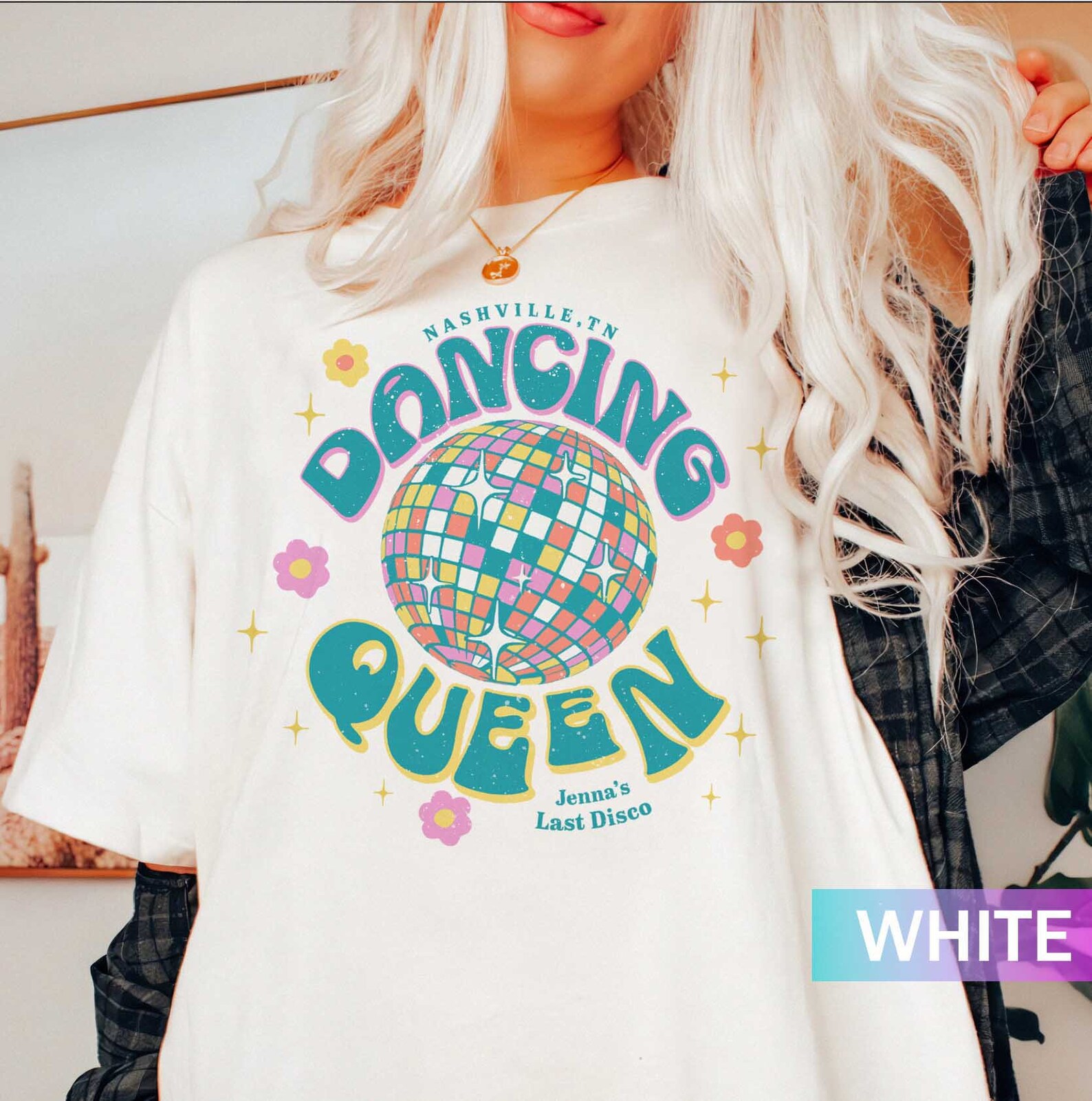 Dancing Queen Shirt, Custom Last Disco Bachelorette Shirts, Disco Bride ...