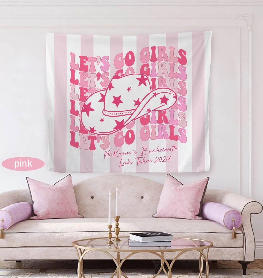 Cowgirl Bachelorette Banner Custom Western Bachelorette Party Decor ...