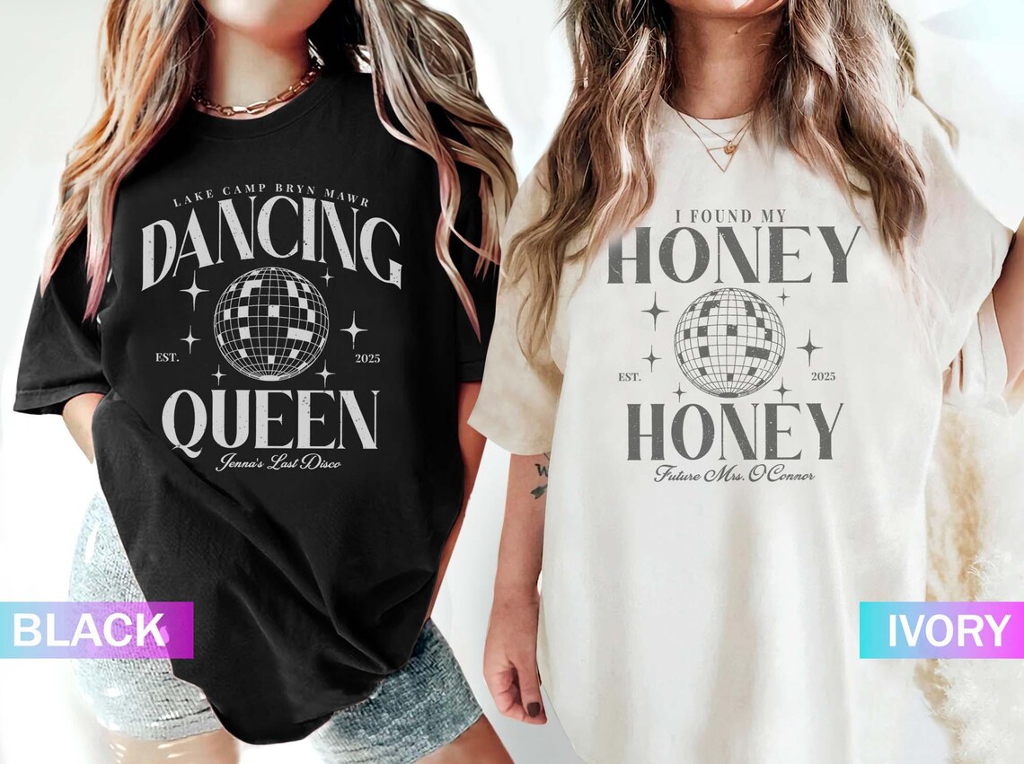 Disco Bachelorette Shirts, Disco Bride Dancing Queen Shirts, Last Disco ...