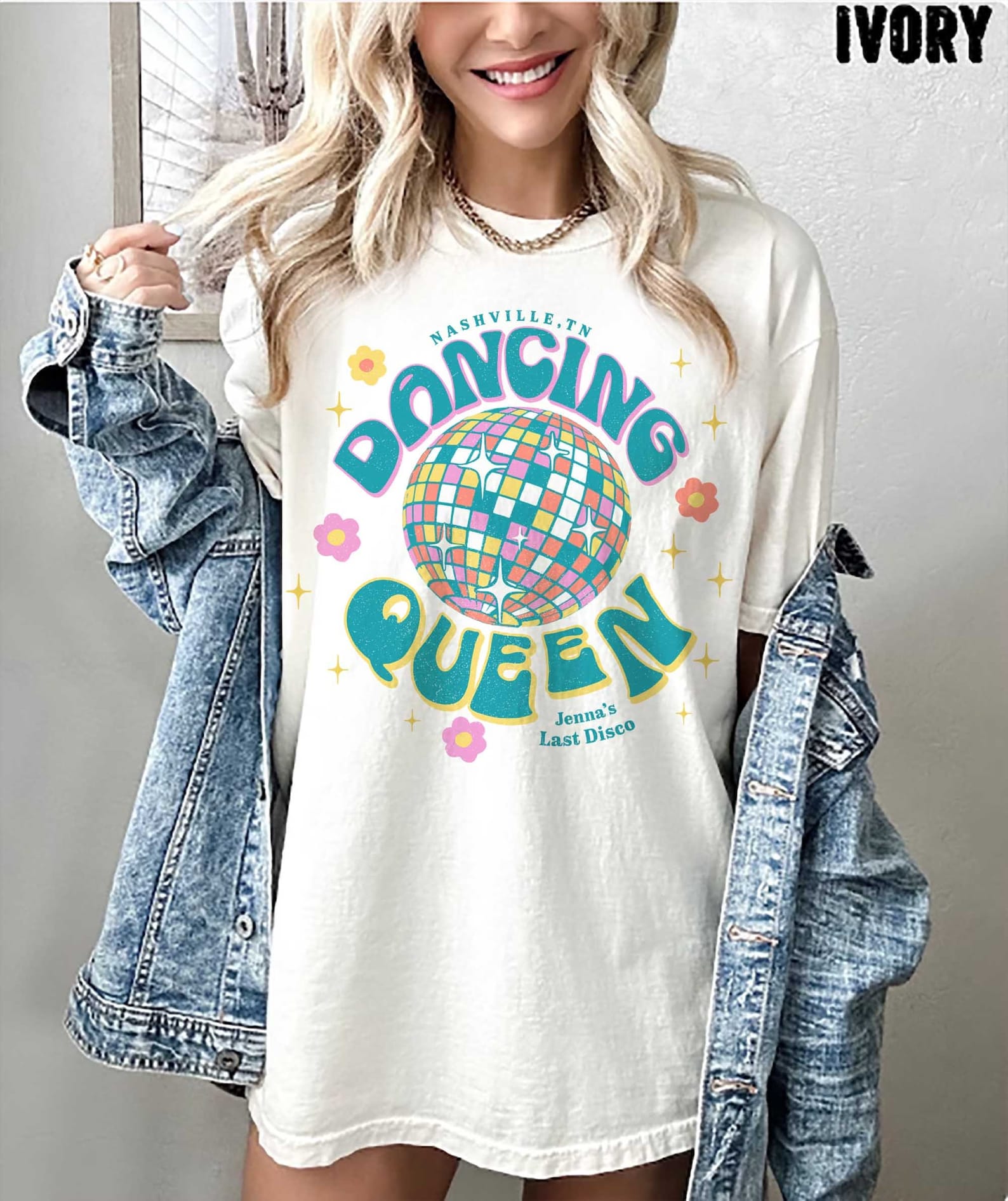 Dancing Queen Shirt, Custom Last Disco Bachelorette Shirts, Disco Bride ...