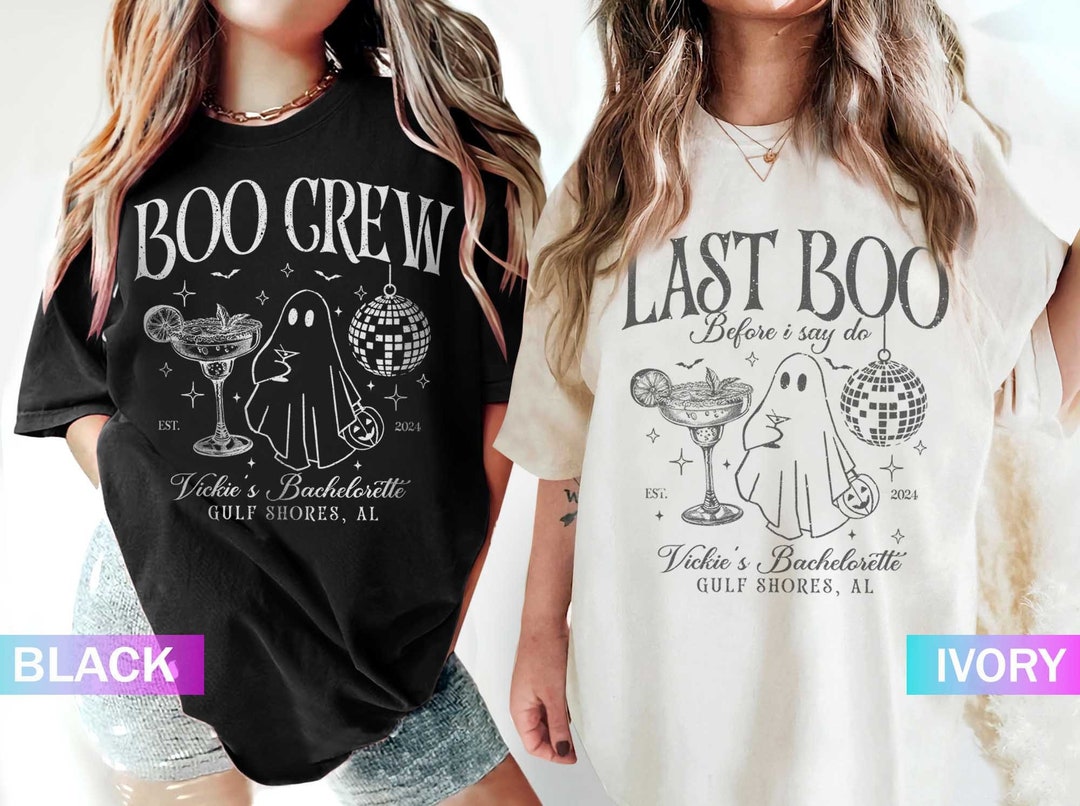 Halloween Bachelorette Party Shirts, Spooky Bachelorette Shirts, Last ...