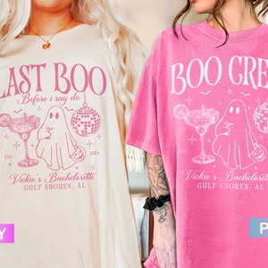 Halloween Bachelorette Party Shirts, Spooky Bachelorette Shirts, Last ...