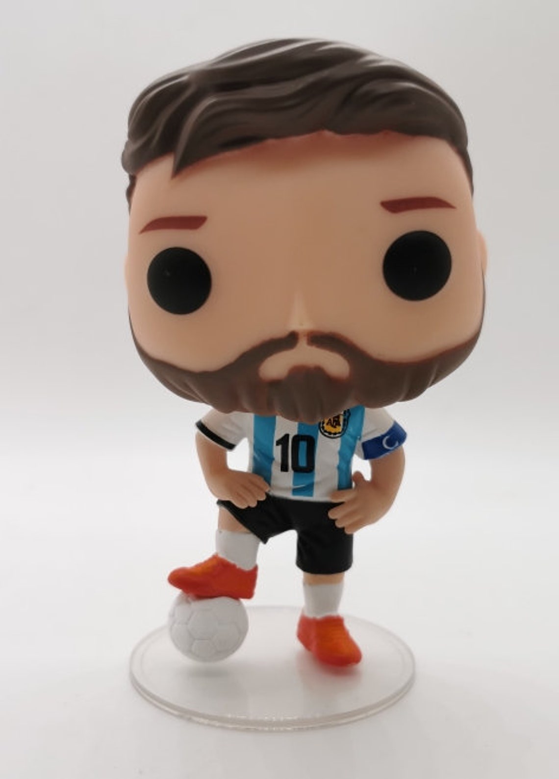 Funko Pop Lionel Messi Argentina. Fútbol Mundial Catar 2022. Figura Leo ...